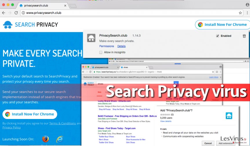 Supprimer Search Privacy virus (Instructions libre)