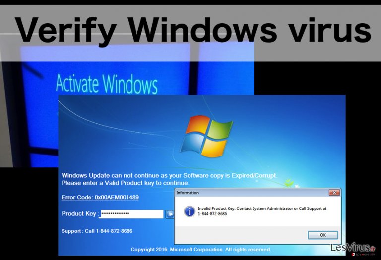 Supprimer Verify Windows virus (Guide amélioré) - Juil 2016 mise à jour
